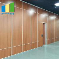 China Manual Ultrahigh Soundproof Sliding Folding Partition Wall 65mm 85mm 100mm for Gymnasium for sale