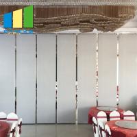China Wooden Sliding Room Acoustic Folding Foldable Partition Walls Divider Screen for sale