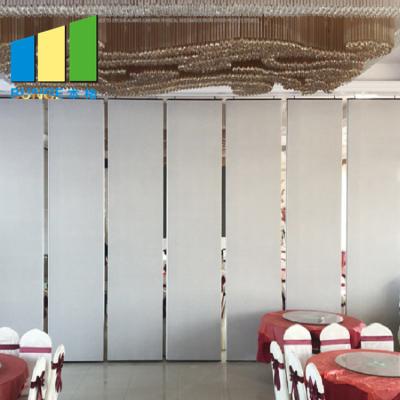China Wooden Sliding Room Acoustic Folding Foldable Partition Walls Divider Screen for sale