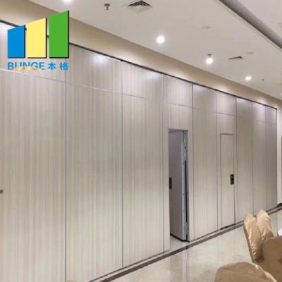 China Interior Decoration Sliding Folding Room Partition Walls With Melamine Finish for sale