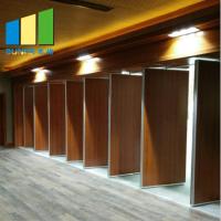 China Customized Office Aluminum Soundproof Removable Wood Folding Partition Wall Board for sale