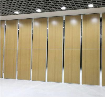 China OEM ODM Ballroom Operable Sliding Partition Walls Soundproof Folding Door 65mm 85mm 100mm for sale