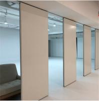 China Fabric Soundproof Sliding Movable Partition Walls For Restaurant Hotel for sale