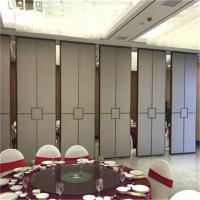 China Folding Operable Partition Wall 100mm Thickness 50dB Acoustic Insulation for Meeting Rooms for sale