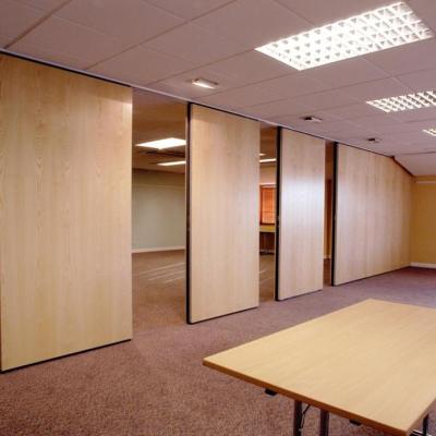 China Aluminum Acoustic Folding Partitions Walls Movable Door 65mm Thickness for Meeting Room for sale