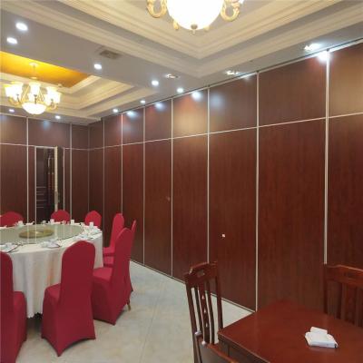 China Hotel Movable Wall Partition Acoustic Banquet Room Divider System 65mm 85mm 100mm for sale