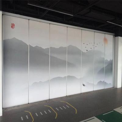 China Movable Wall Track Soundproof Office Sliding Acoustic Partition Wall System 65mm Thickness 2m-4m Height for sale