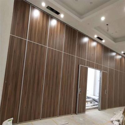 China Banquet Hall Floor to Ceiling Folding Partition Walls 65mm 85mm 100mm Movable Soundproof for sale