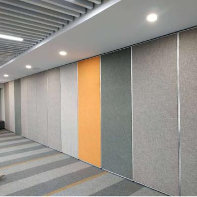 China 100 mm Soundproof Foldable Room Acoustic Partition Wall With Free Design for sale