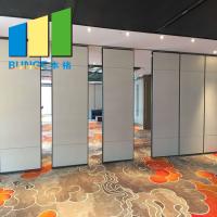 China BUNGE Movable Partition Wall 65mm Thick Acoustic Soundproof Panels for Night Clubs for sale