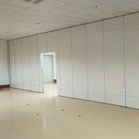 China Function Interior Office Portable Wood Movable Partition Walls With Aluminum Track System for sale