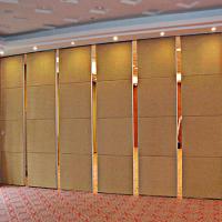 China MDF Material Building Soundproof Folding Partition Walls For Exhibition for sale