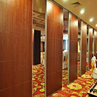 China Soundproof Full Height Office Movable Sliding Partition Walls Metal Sheet for sale
