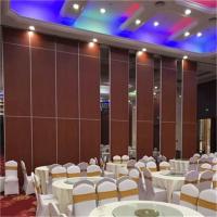 China Acoustic Movable Partition Soundproof Wood Folding Partition Walls 65mm 100mm for sale