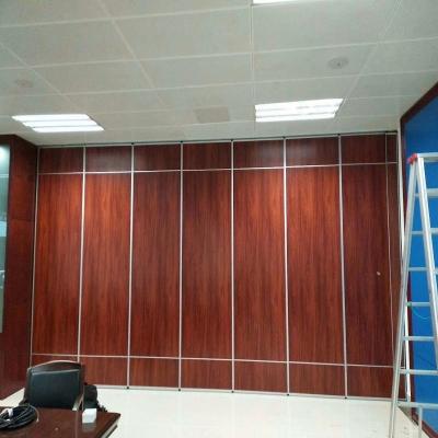 China Ballroom Acoustic Movable Partition Walls 65mm 85mm 100mm Sliding Folding Partitions for sale