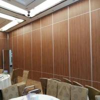 China Hotel Movable Wall Wooden Hanging Folding Banquet Hall Acoustic Partition Walls 65mm 100mm for sale