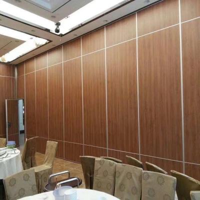China Hotel Movable Wall Wooden Hanging Folding Banquet Hall Acoustic Partition Walls 65mm 100mm for sale