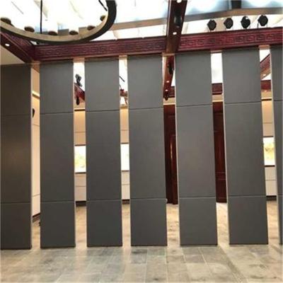 China Anodized Aluminum 6063-T6 Track Soundproof Operable Classroom Partition Wall for sale