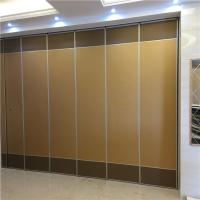 China Fire Resistant Office Folding Sliding Partition Walls Acoustic Collapsing Operable Partition for sale