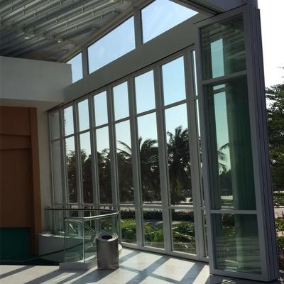China Aluminum Frame Sliding Glass Partition Wall 85mm Thickness Up to 6000mm Height for Office Room Divider for sale