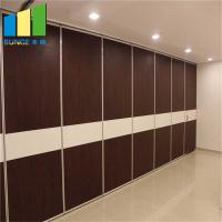 China Collapsible Office Acoustic Folding Movable Partition Walls Customized Color for sale