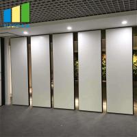 China Modern  Interior Office Moving Operable Partition Wall With Suspended Track System for sale