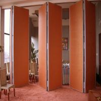 China 65mm Aluminum Frame Soundproof Movable Partition Wall Melamine Finish Top Hung System for sale