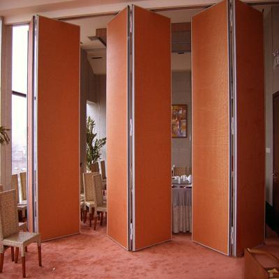 China 65mm Aluminum Frame Soundproof Movable Partition Wall Melamine Finish Top Hung System for sale