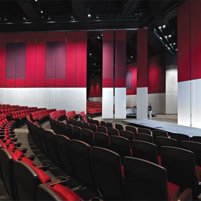 China Columbia Soundproof Collapsible Folding Partition Door 65mm 85mm 100mm Acoustic Movable Wall for sale