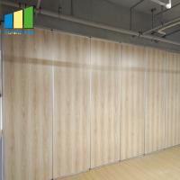 China Melamine Board Soundproofing Movable Acoustic Folding Fabric Partition Walls for sale