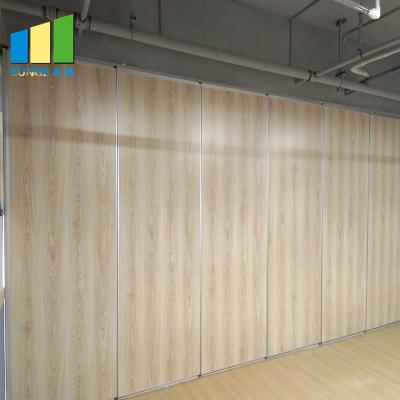 China Melamine Board Soundproofing Movable Acoustic Folding Fabric Partition Walls for sale