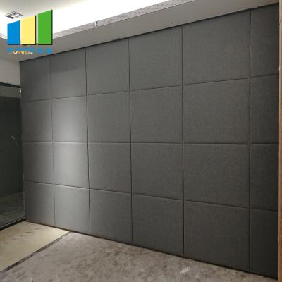 China Acoustical Operable Wood Sliding Folding Partition 65mm 85mm 100mm for Office Room Dividers for sale