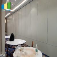 China Aluminum Frame Restaurant Movable Partition Walls Acoustical Collapsible Wall for sale