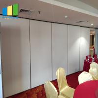 China Hotel Collapsible Demountable Sliding Movable Partition Walls 65mm 100mm for sale