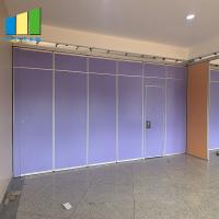 China Collapsible Acoustic Office Retractable Wall Movable Partitions For Conference Hall for sale