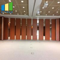 China Mobile Acoustic Partition Walls 65mm 100mm Folding Room Divider for Conference Hotel for sale
