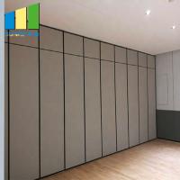China Myanmar Folding Conference Acoustic Room Dividers Retractable Operable Partition Walls for sale