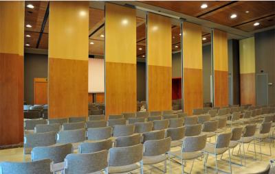 China MDF Aluminum Frame Movable Partition Wall 65mm 85mm 100mm for Conference Center for sale