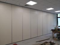China Vinyl Partition Board MDF Melamine Operable Movable Partition Walls Sound Proof for sale