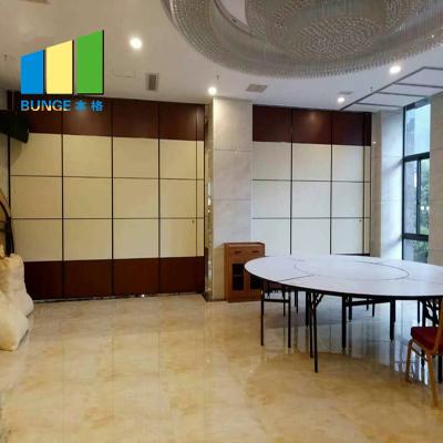 China Malaysia Sliding Door Movable Sound Proof Partition Wall For Restaurant for sale