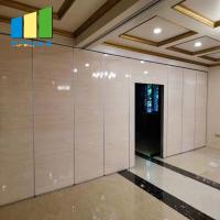 China Fabric Folding Movable Partition Office Sliding Partition Walls For Hotel for sale