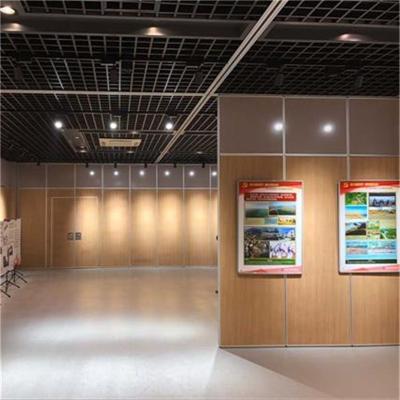 China Melamine Moving Partition Wall Sliding Partition  Walls System For Exhibition Hall for sale