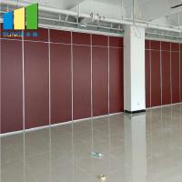 China Collapsible Wooden Sliding Partition Walls  /  Acoustic Folding Wall for sale
