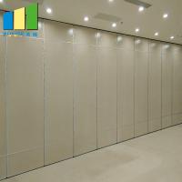 China Conference Room Sound Proofing Sliding Acoustic Partition Wall 1220mm Width 100mm Thickness for sale