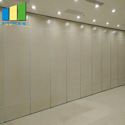 China Conference Room Sound Proofing Sliding Acoustic Partition Wall 1220mm Width 100mm Thickness for sale