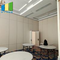 China Soundproof Acoustic Movable Partition Walls 65mm 85mm 100mm for Restaurant Theater for sale