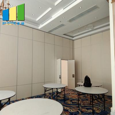 China Soundproof Acoustic Movable Partition Walls 65mm 85mm 100mm for Restaurant Theater for sale
