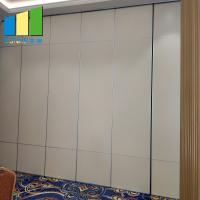 China Aluminum Frame Sliding Door Partition Movable Sound Proof Wall 65mm 85mm 100mm for sale