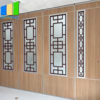 China BUNGE Operable Partition Walls with Grill Glass Design - 65mm to 100mm Thickness, Up to 18000mm Height for sale