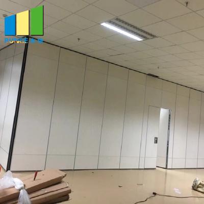 China Fabric Acoustic Movable Wall Davao Foldable Sliding Partition 65mm 85mm 100mm for Meeting Room for sale